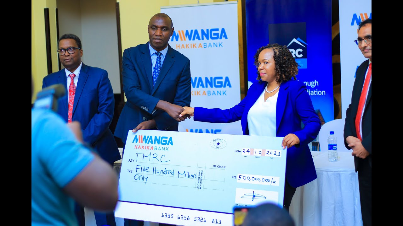 Official welcoming Mwanga Hakika Bank (MHB) to Tanzania Mortgage ...