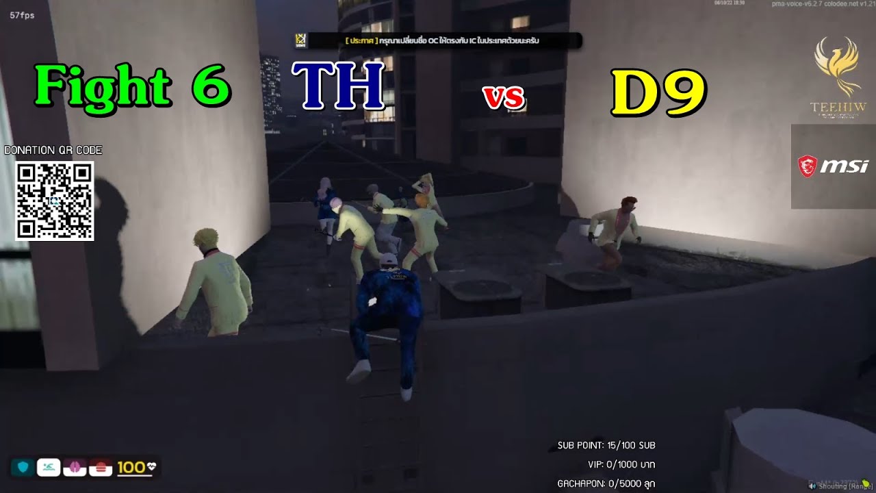 Fight 6 TH vs D9 - YouTube