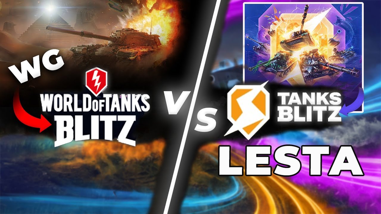 Wotb Blitz WG VS Tanks Blitz Lesta - YouTube