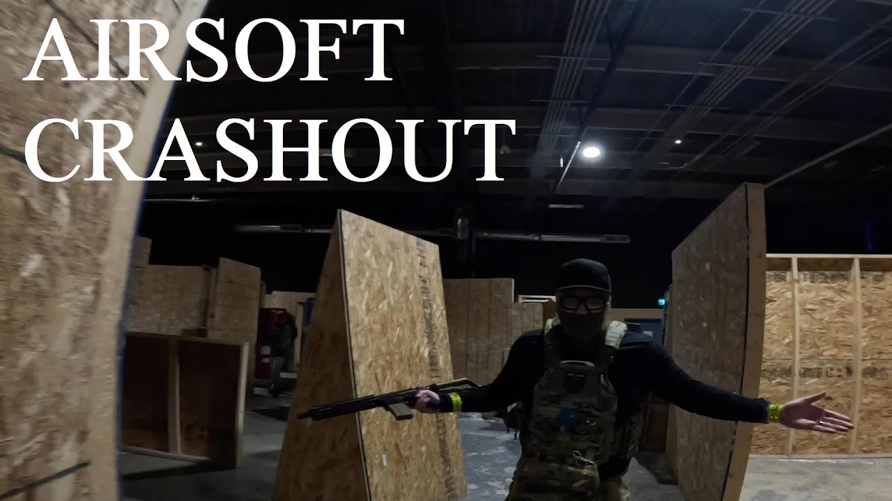 Last 007 Airsoft (Old guy crashes out) Crazy ending!! - YouTube