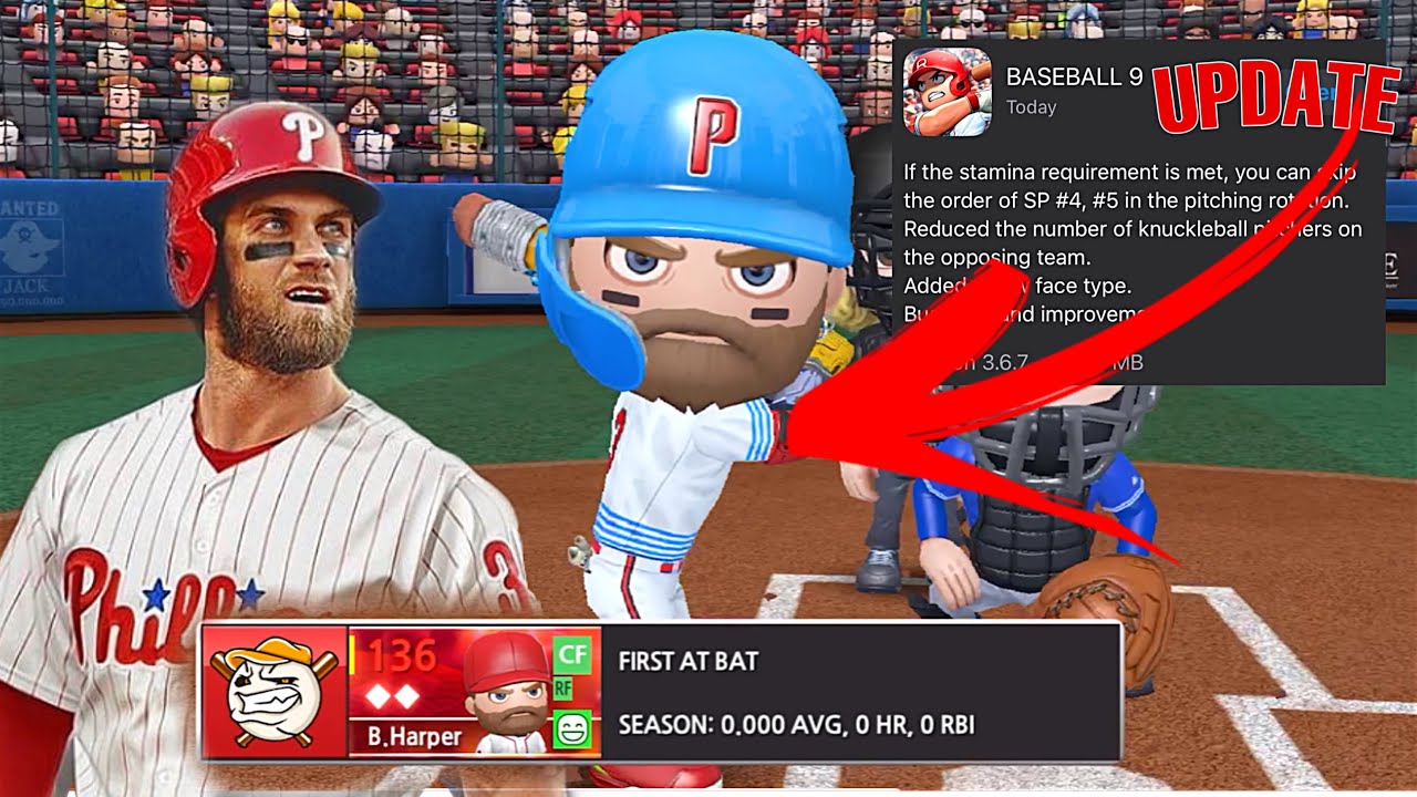 NEW UPDATE!! Baseball 9 Version 3.6.7!! New Faces + More! - YouTube