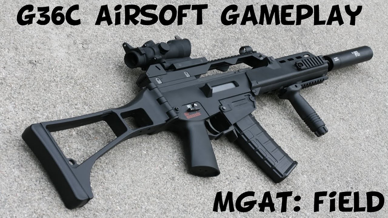 G36C Airsoft Gameplay | MGAT Field Aruba - YouTube