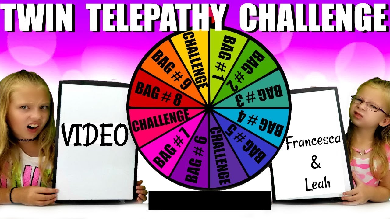 TWIN TELEPATHY CHALLENGE!!! - YouTube