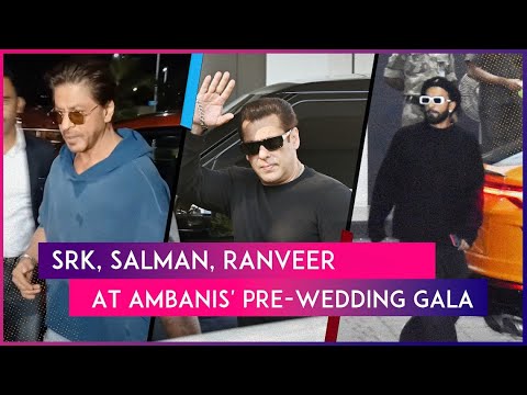 Shah Rukh Khan, Salman, Ranveer Singh Shine At Ambani's Extended Pre ...