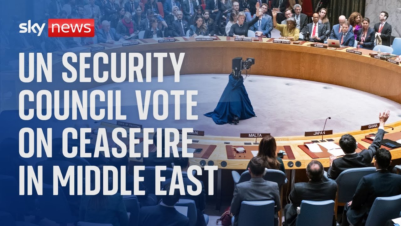 UN Security Council to vote on a ceasefire in Gaza - YouTube