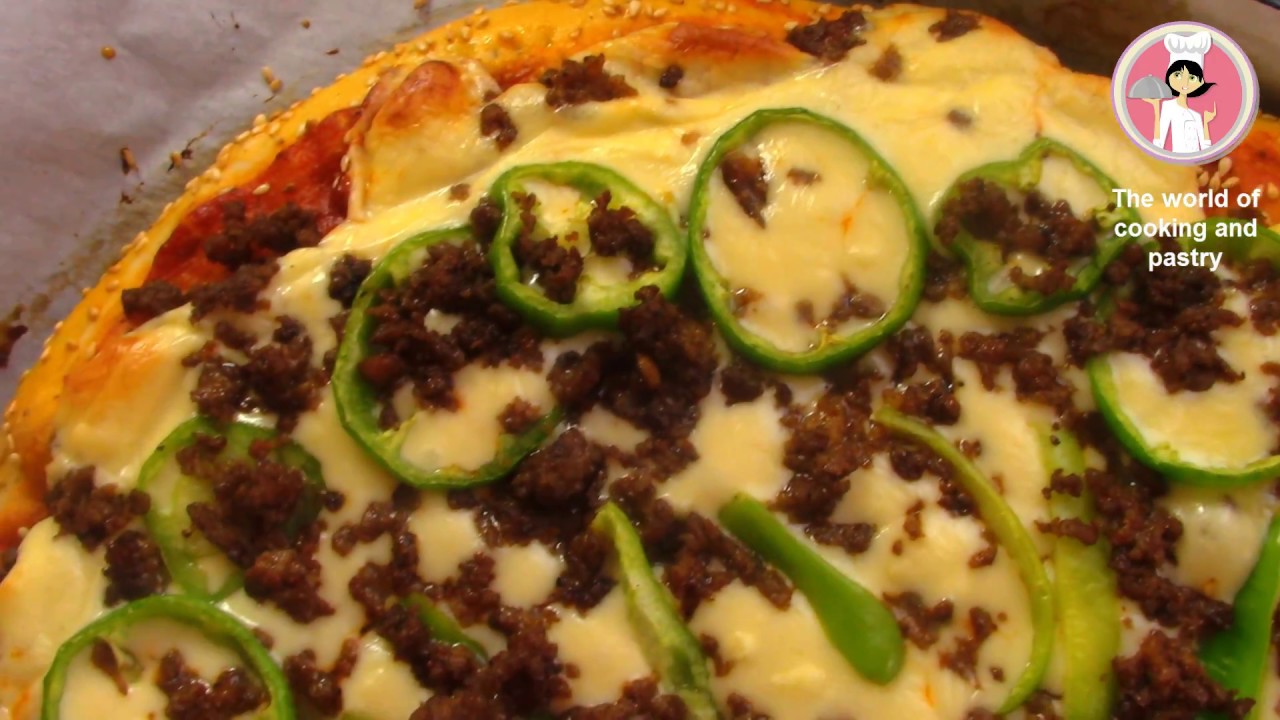 The best way to prepare pizza is with minced meat - YouTube