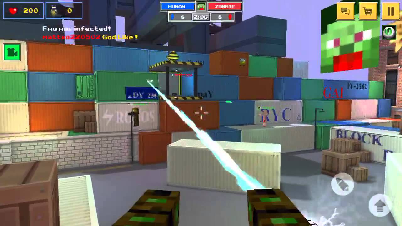 [Block Force - Pixel Style Gun Shooter Game] Box glitch and zombie ...