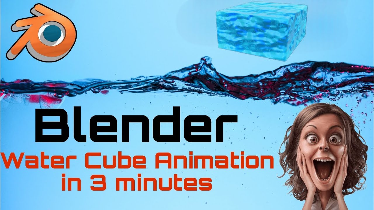 Blender Tutorial - Water Cube Animation quick and simple - YouTube
