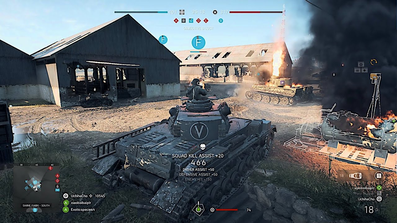 Battlefield V - PANZERSTORM CONQUEST Gameplay (Intense fight, no cheater, no commentary ) - YouTube