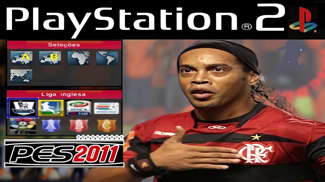 PES 2011 PS2 ISO BRASILEIRÃO EUROPEU PLAYSTATION 2 - YouTube