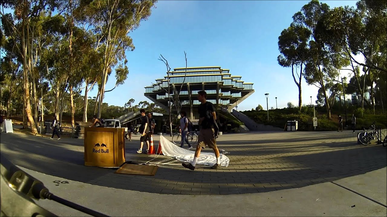 UCSD Red Bull Airdrop Time Lapse - YouTube