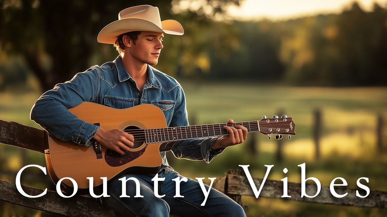 1-Hour Country Music Playlist 🎸 Relax Acoustic Melodies in the ...