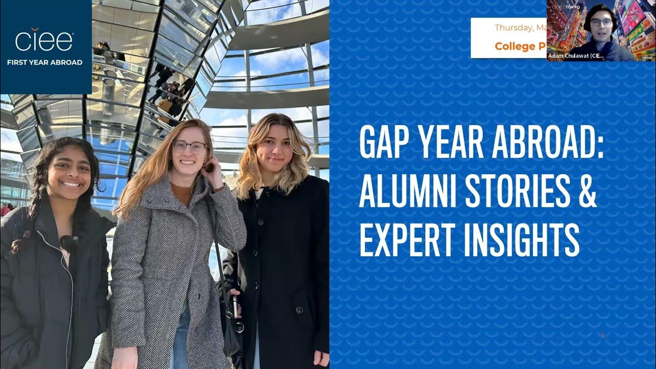 CIEE Gap Year Abroad: Alumni Stories & Expert Insights - YouTube