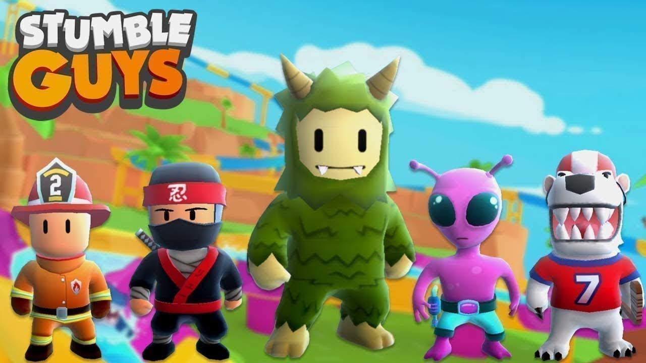 JOGANDO COM A SKIN RARO [SWAMP TROLL] - STUMBLE GUYS 🔥 - YouTube