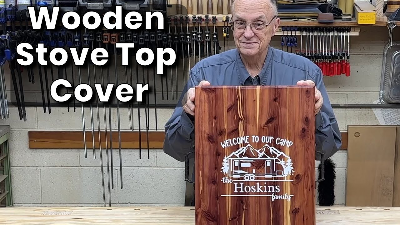 How to Build a Custom Wood Stove Top Cover - YouTube