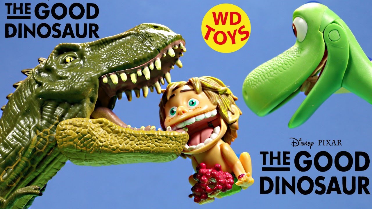Disney The Good Dinosaur Ultimate Arlo And Chomping Spot Vs T-Rex ...