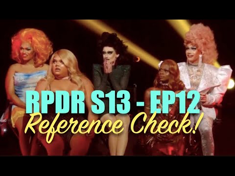 RPDR S13 Ep12 'Nice Girls Roast' - Reference Check - YouTube