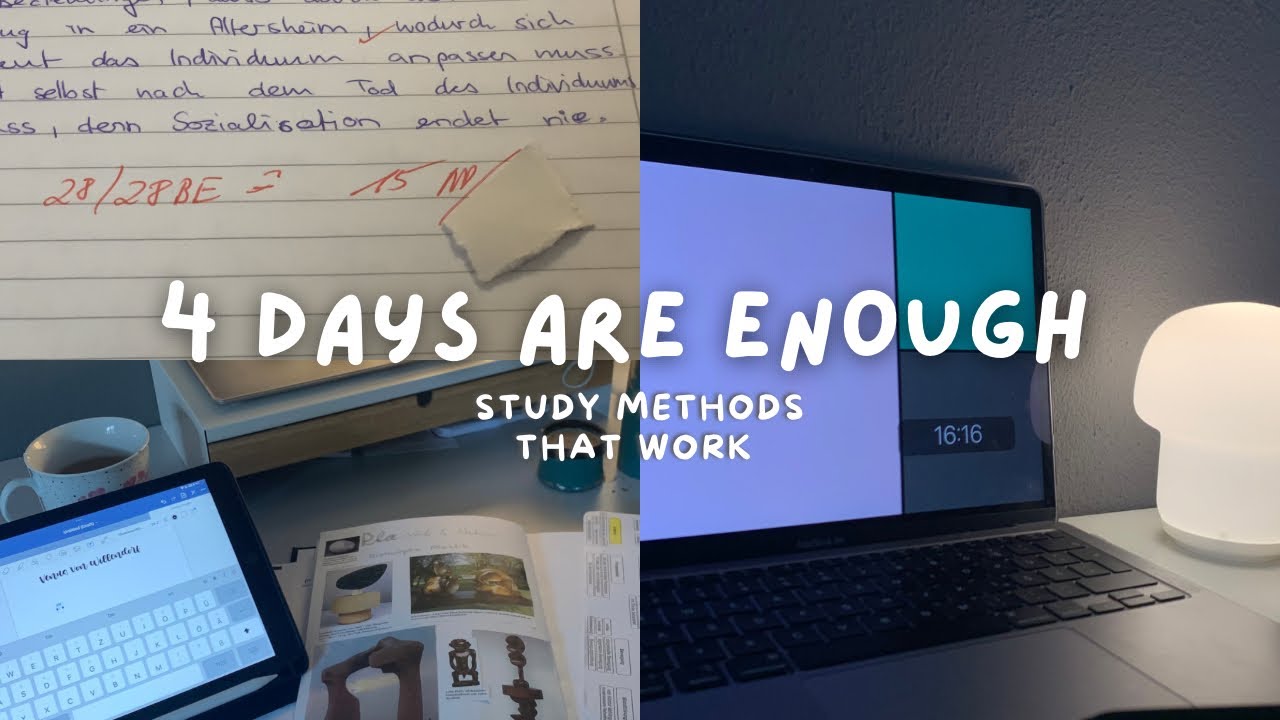 GETTING GOOD GRADES IS EASY, HERE’S HOW study techniques , 4-day-method ...