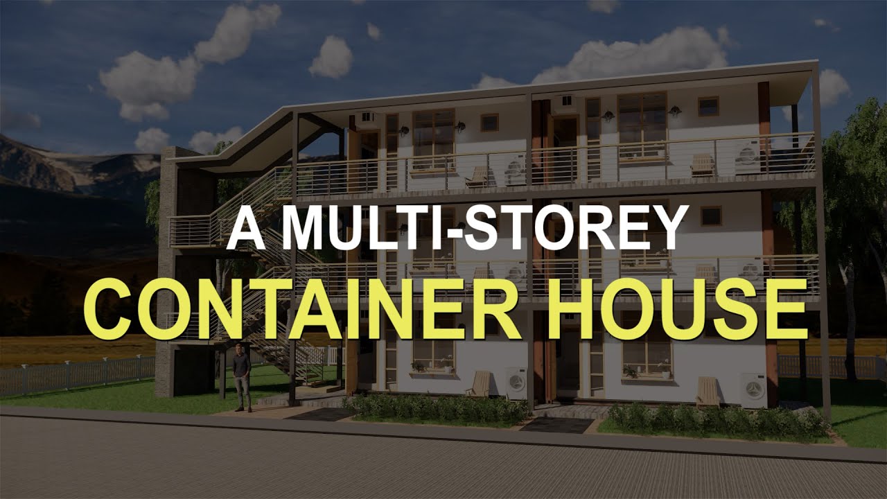 Converting a Multi-Storey Container House - YouTube