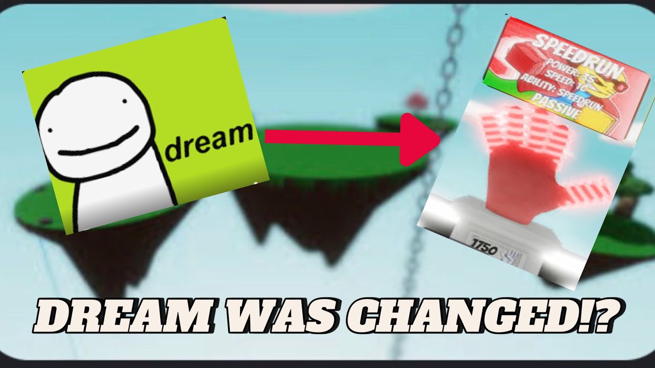 Dream glove got changed in slap battles!? - YouTube