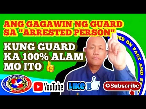 ANO ANG GAGAWIN NG SECURITY GUARD SA NAHULING SUSPECT - YouTube