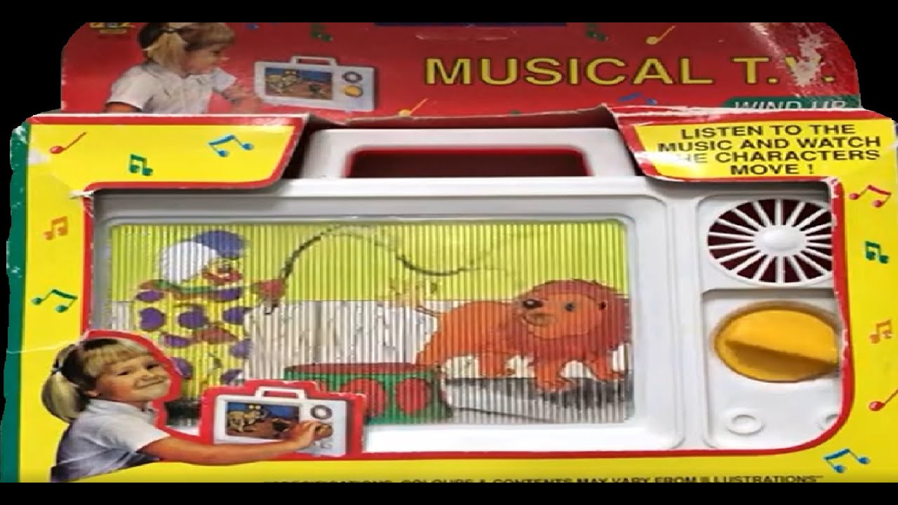 A-Z Series Circus Clown Lion Children's Musical Scrolling TV Television ...