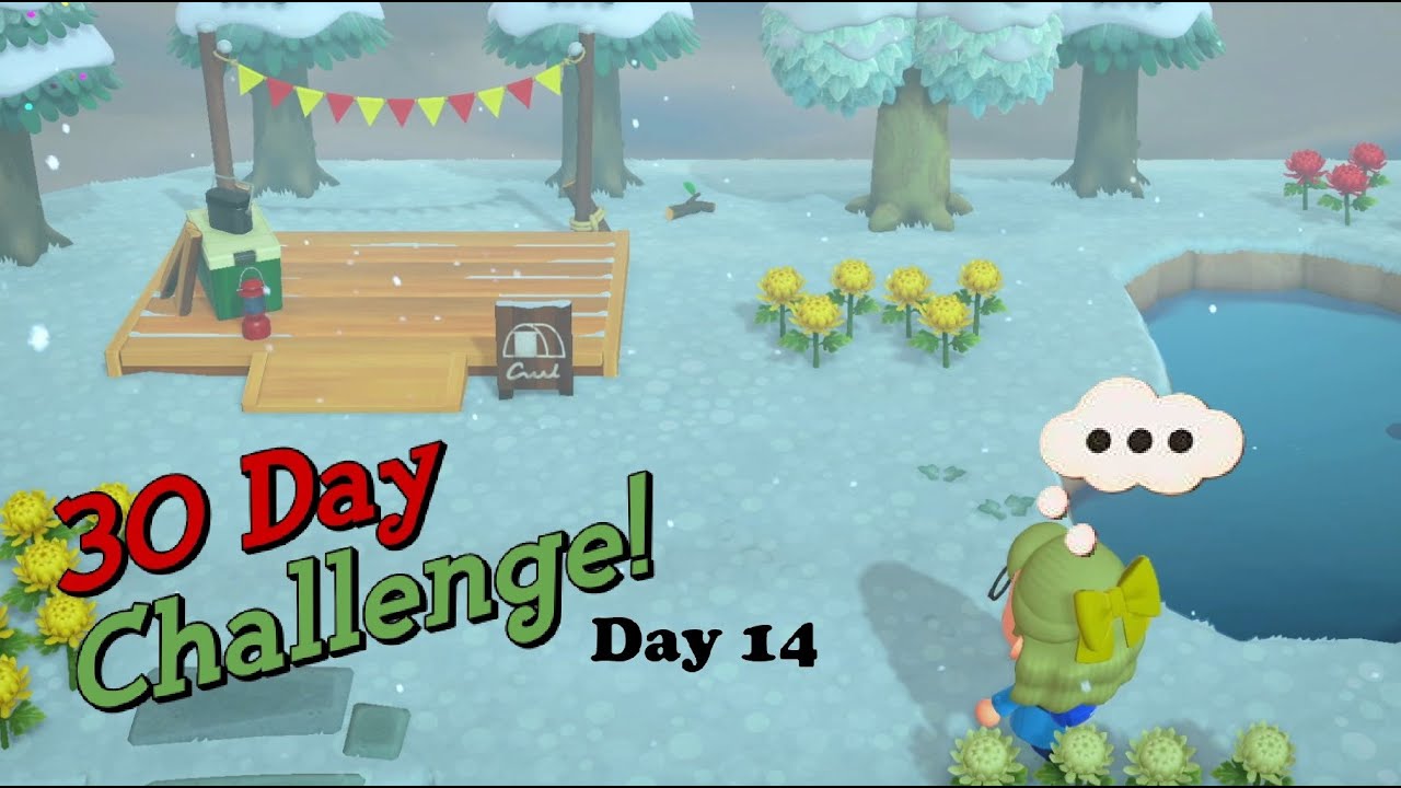 Campsite Build | Animal Crossing New Horizons 30 Day Challenge Day 14 ...
