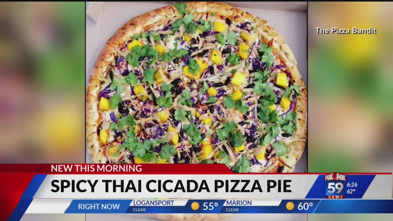 Spicy Thai cicada pizza - YouTube