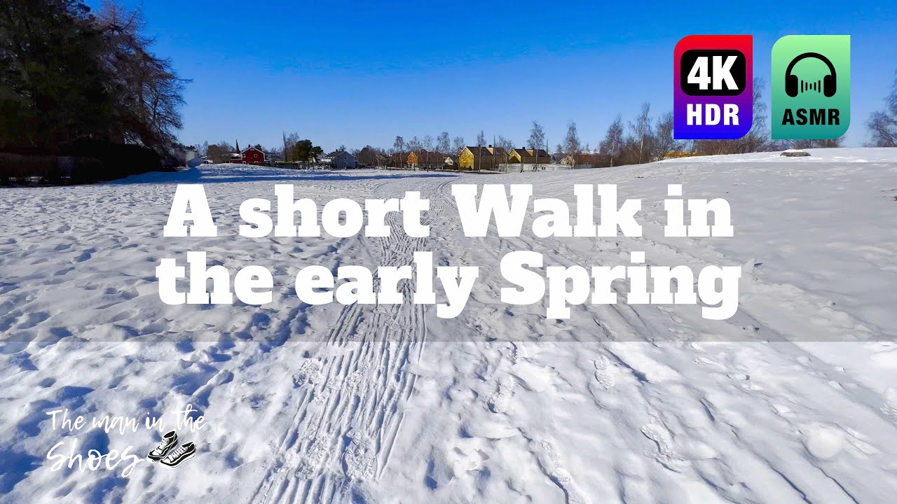 A Short Walk in the Early Spring | Trondheim, Norway | 4K HDR ASMR ...