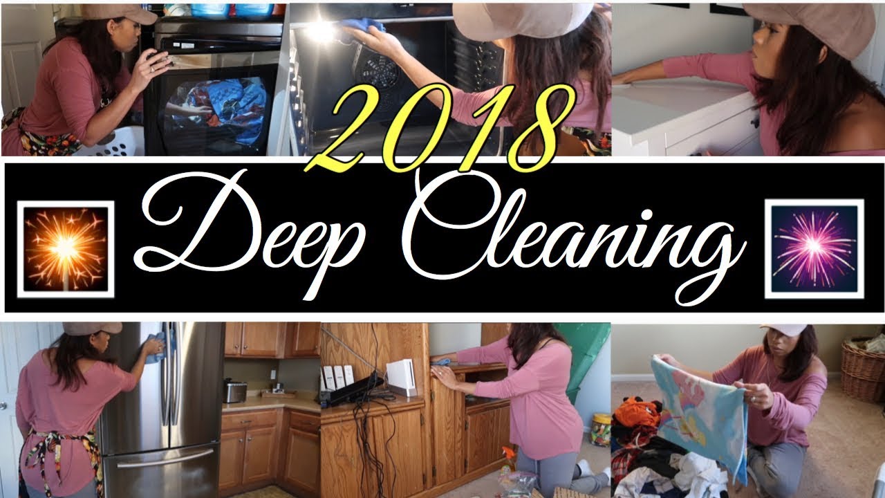 2018 DEEP CLEAN//CLEAN WITH ME// LET'S GET IT!💪🏾CLEANING MOTIVATION ...