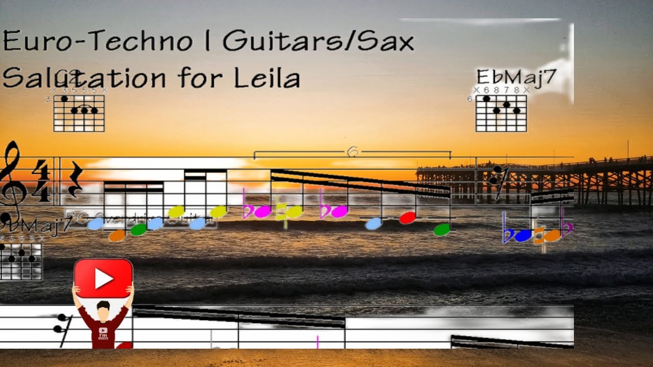 🟥Witness the Mesmerizing Fusion of Euro-Techno Guitars, Sultry Sax, and ...