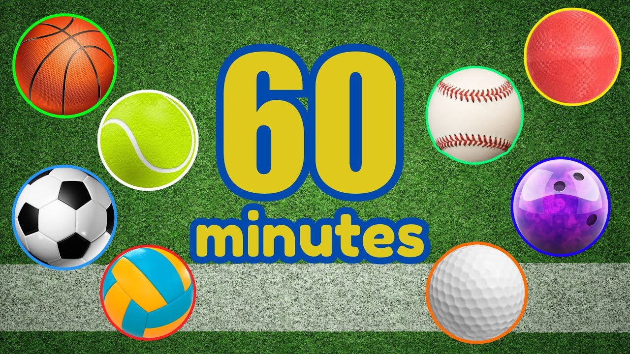 60 Minutes Learn Sports Ball Names | Easy English Ball Names for All ...
