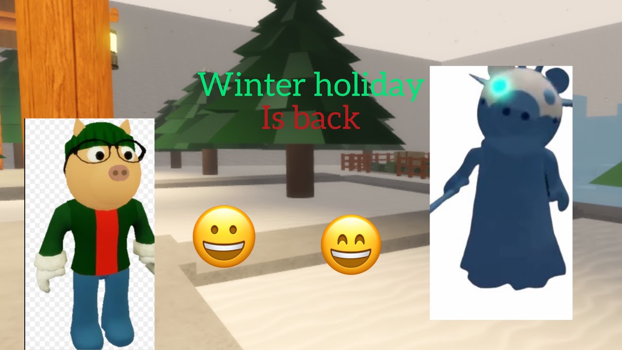 Winter holiday map is back!!! ( roblox piggy ) - YouTube