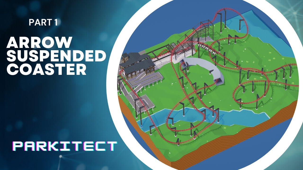 Arrow Suspended Coaster Part 1 - YouTube