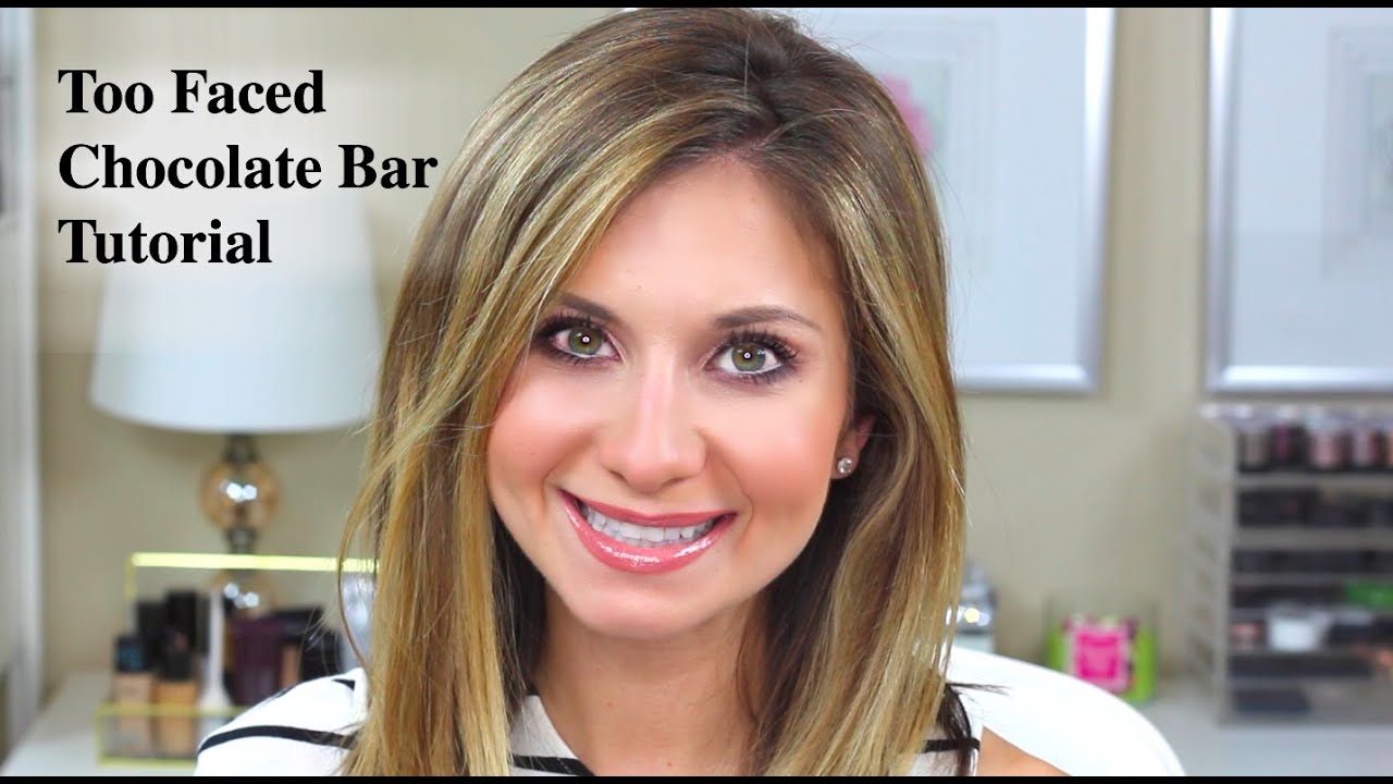 Too Faced Chocolate Bar Palette Tutorial Using My April Favorites - YouTube