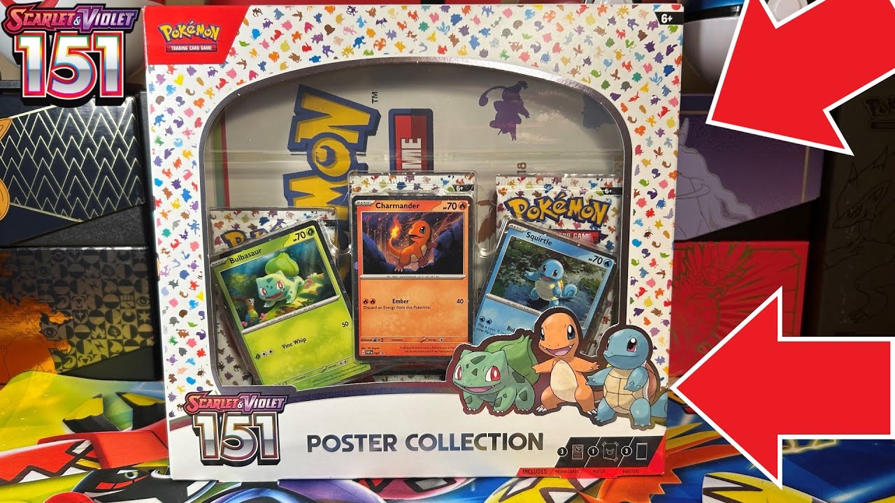 Pokemon TCG: Opening a Pokemon 151 Poster Collection Box! - YouTube