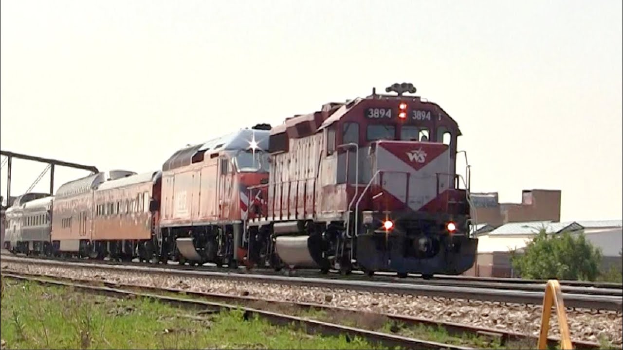 WSOR Retirement Train Ft. Metra heritage engine (405) and WAMX 3894 | RRailfanning Episode 20 ...