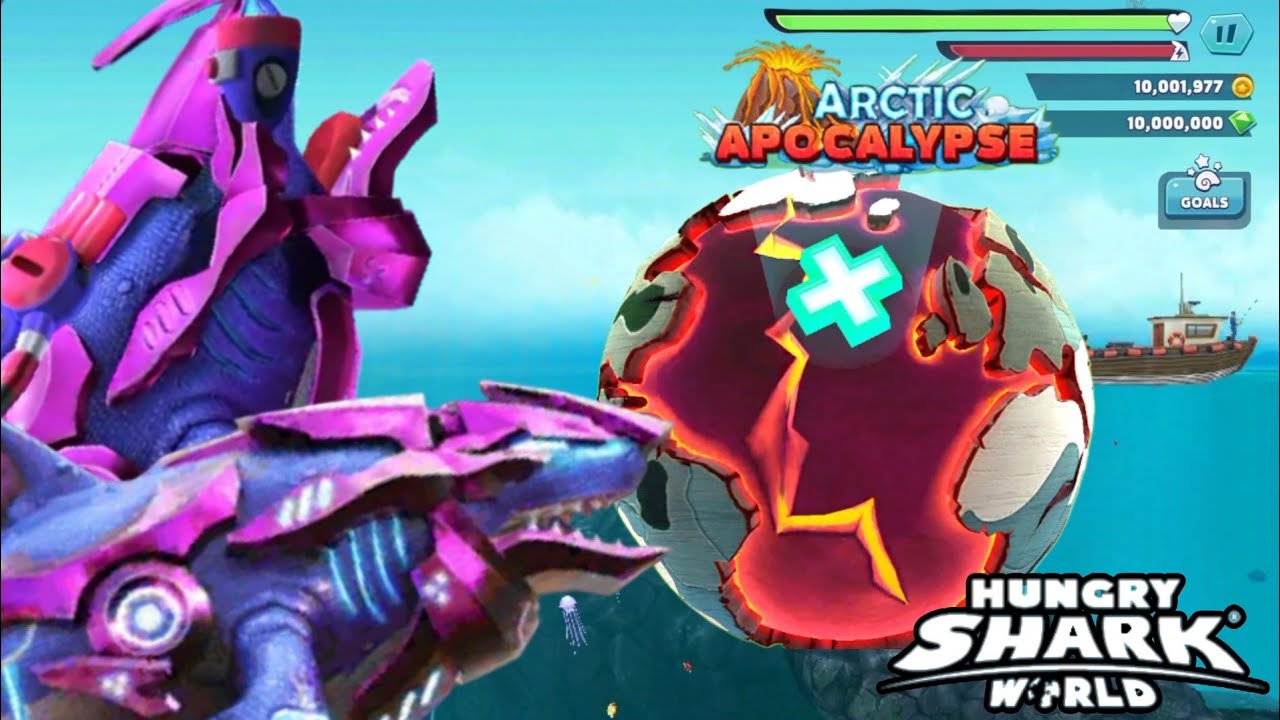 NEW GIANT QUANTUM SHARK UNLOCKED AT ARCTIC APOCALYPSE WORLD GAMEPLAY ...