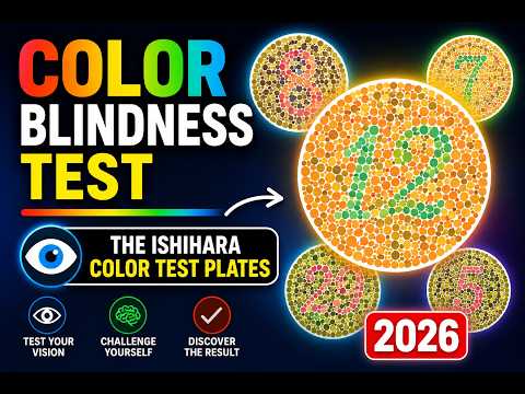 Color blindness test -  The Ishihara Color Test