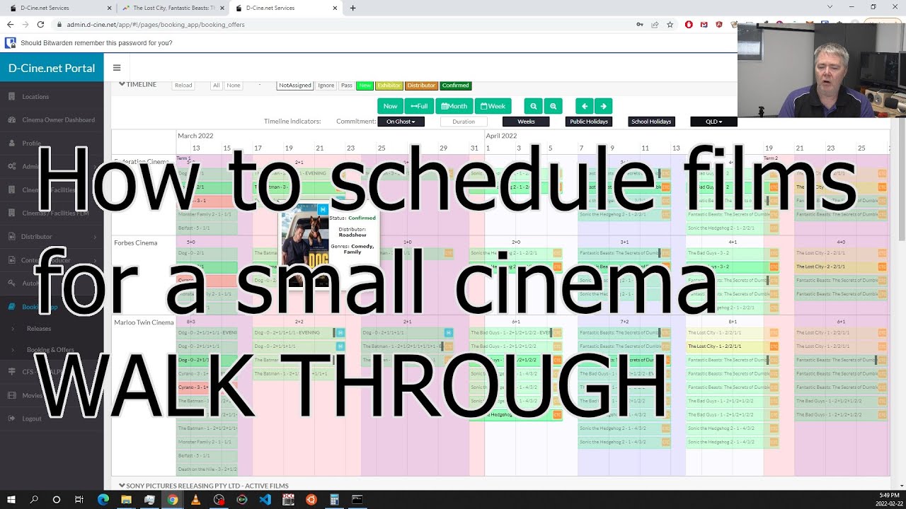 How to schedule films for a small cinema exhibitor - a walk through ...