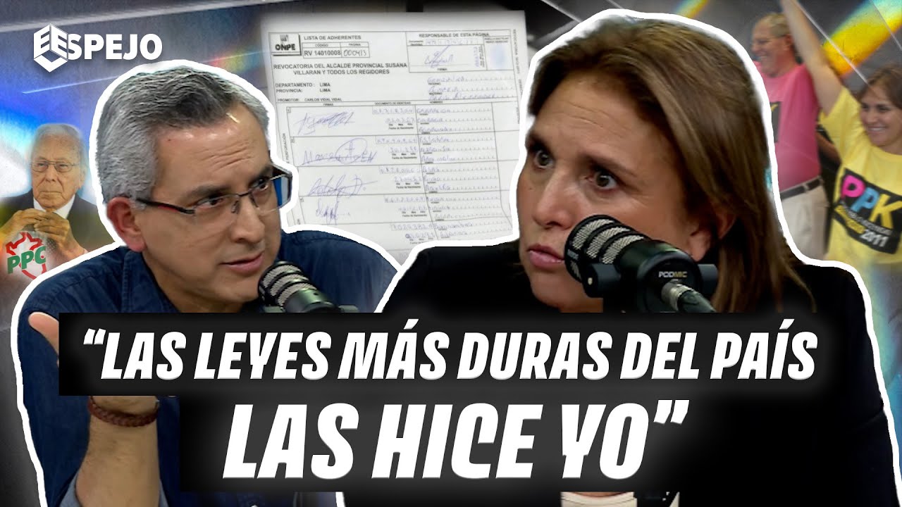 ¿Quiere ser presidenta con firmas falsas? Marisol Pérez Tello responde de todo - YouTube