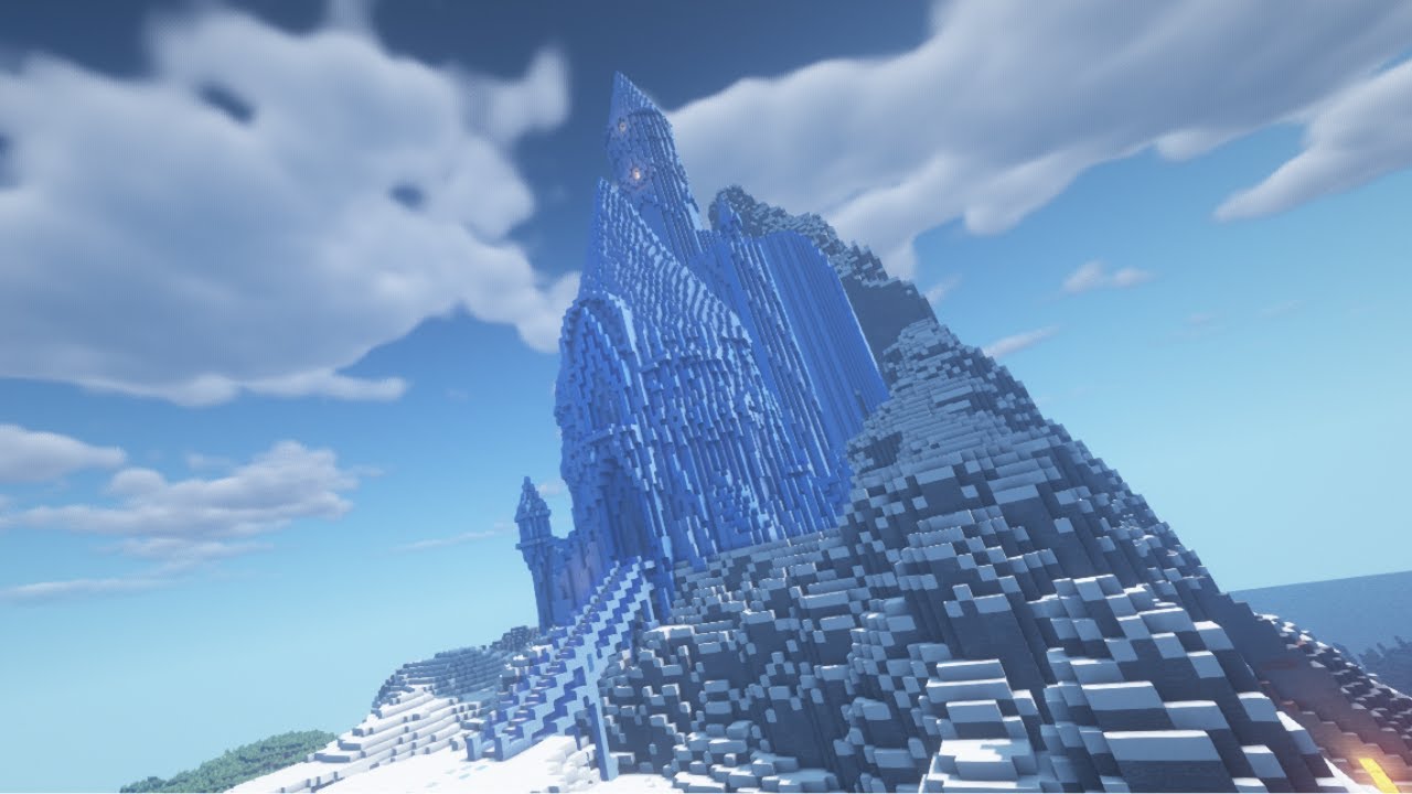 Minecraft Timelapse: Construindo o Castelo da Elsa (Frozen) (Pedido dos ...
