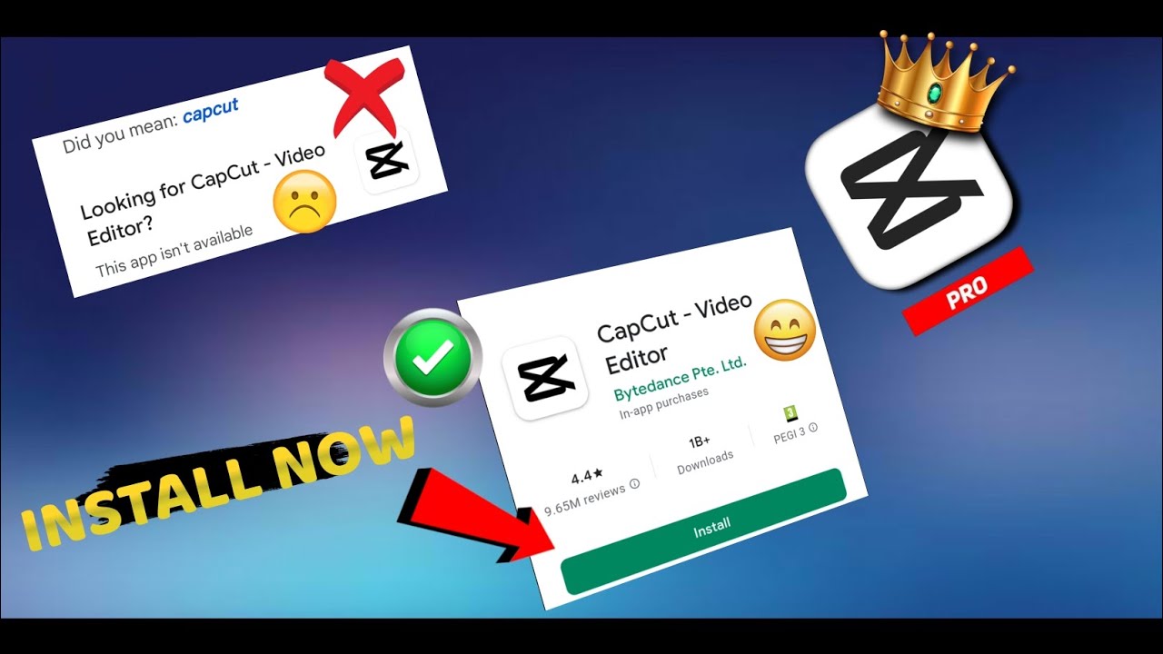 HOW TO DOWNLOAD CAP CUT ON PLAY STORE || EASY STEP DOWNLOAD CAP CUT 😱 ...