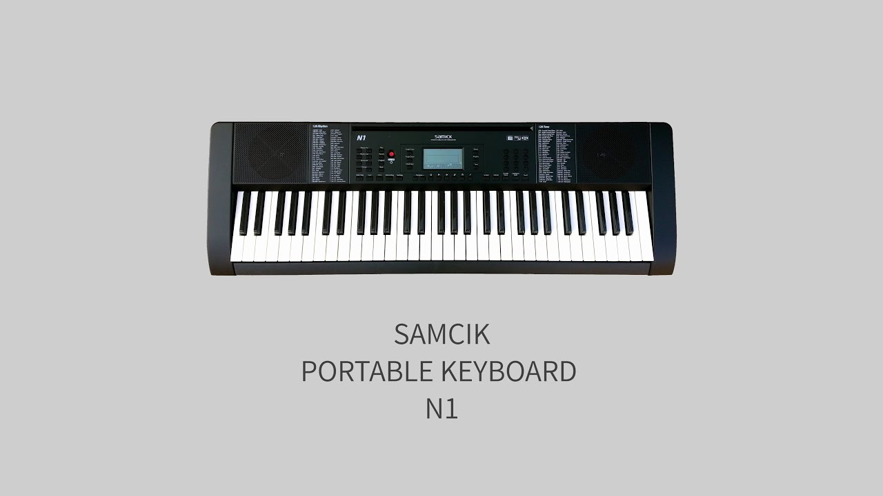 [SAMICK] N1-PORTABLE KEYBOARD _ 사운드샘플 - YouTube