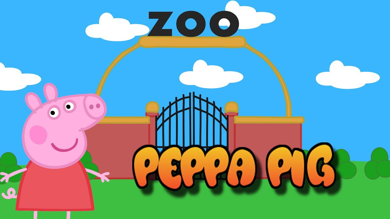 Peppa pig at the zoo-Свинка Пеппа в Зоопарке - YouTube