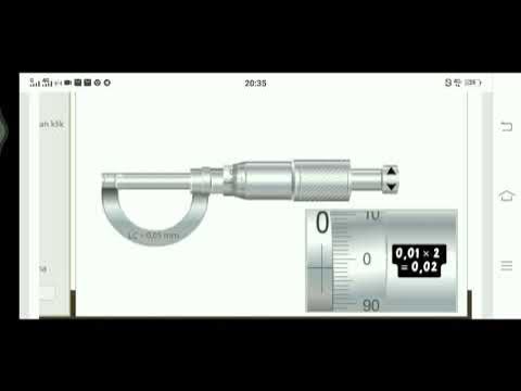 Pengukuran Jangka Sorong dan Mikrometer Sekrup menggunakan virtual lab Olabs - YouTube