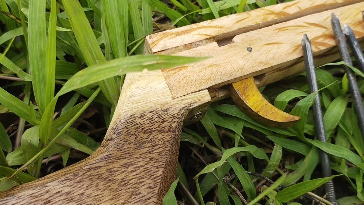 Diy Slingshot - nail slingshot new design @greenmellon78 - YouTube