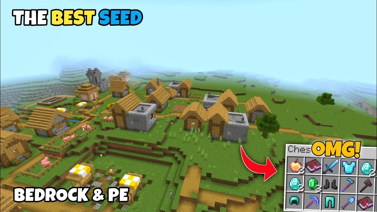 🔥Best Seed for Beginner For Minecraft1.21 Bedrock And PE || Seed ...