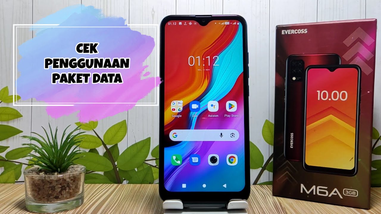 Cara Cek Penggunaan Paket Data Di Hp Evercoss M6A - YouTube