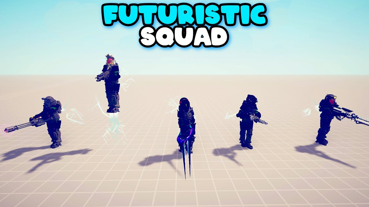 FUTURISTIC SQUAD Vs EVERY FACTION - TABS - Totally Accurate Battle ...